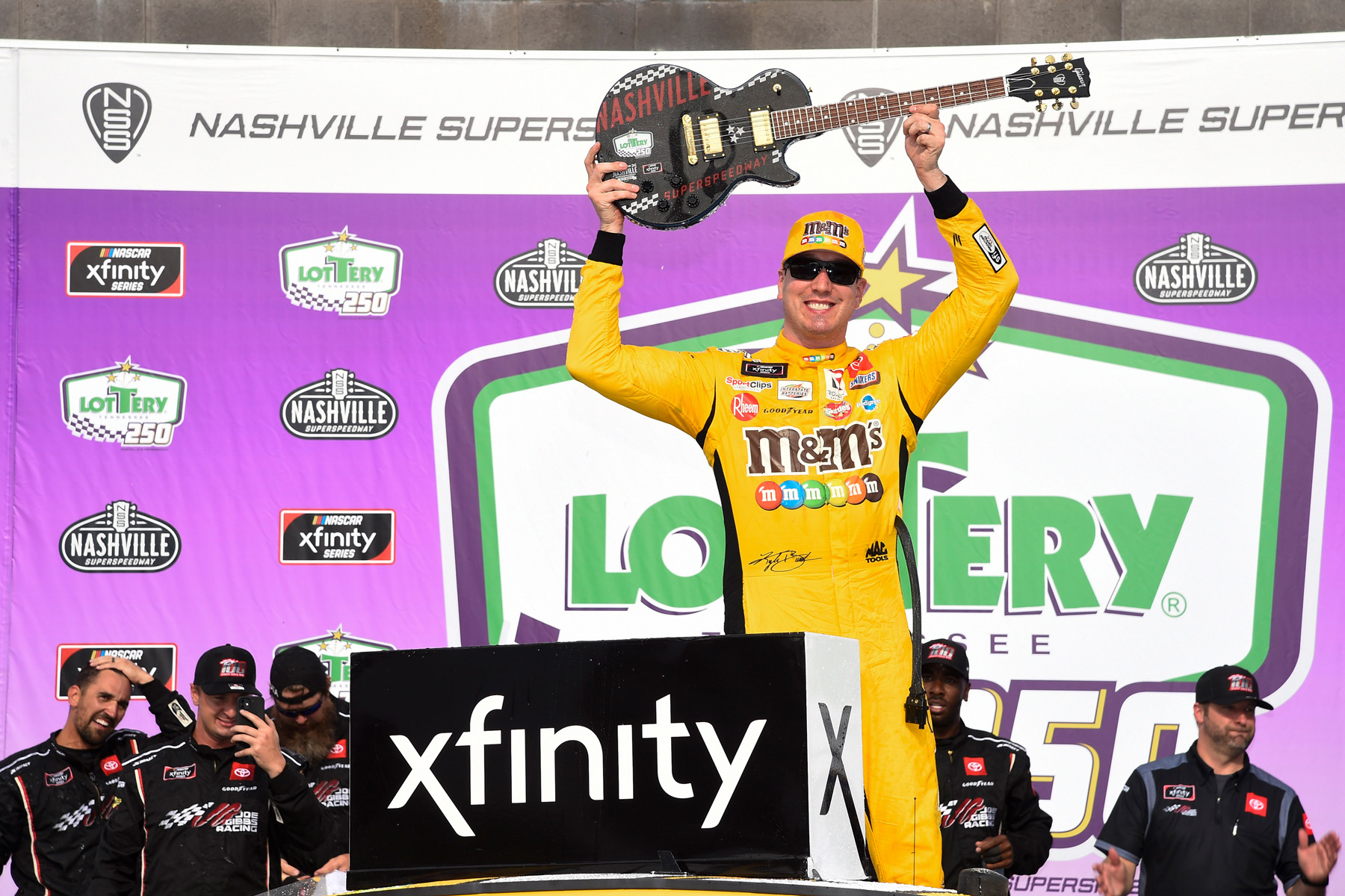 Kyle Busch Earns 100th NASCAR Xfinity Series Win In “Tennessee Lottery ...