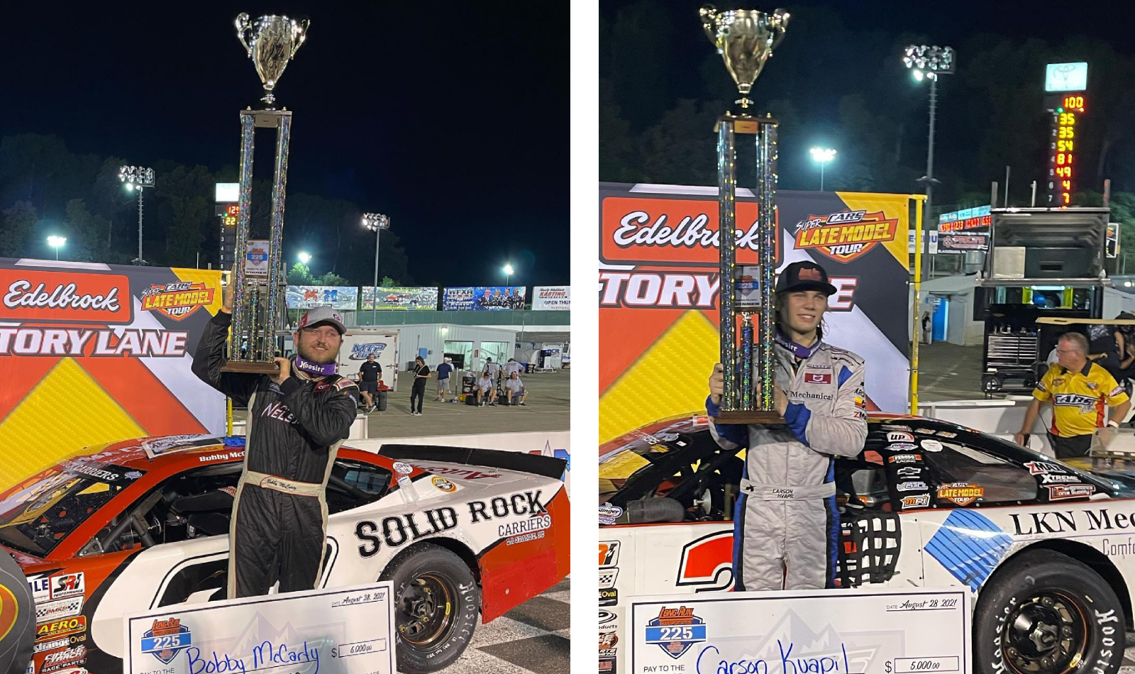 Bobby McCarty And Carson Kvapil Return To CARS Tour Victory Lane In ...