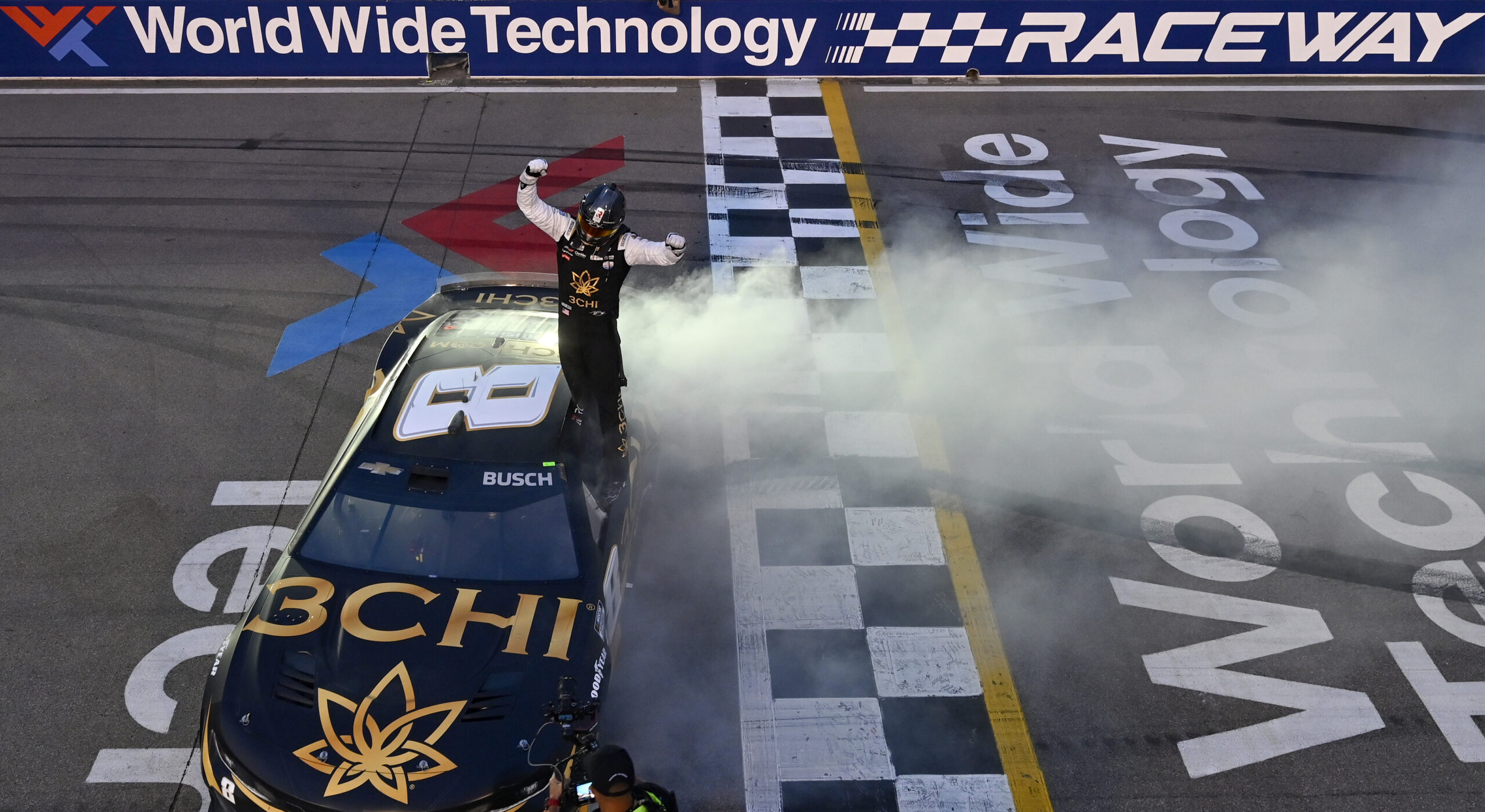 Kyle Busch Converts Pole Position Into NASCAR Cup Win At WWT Raceway ...