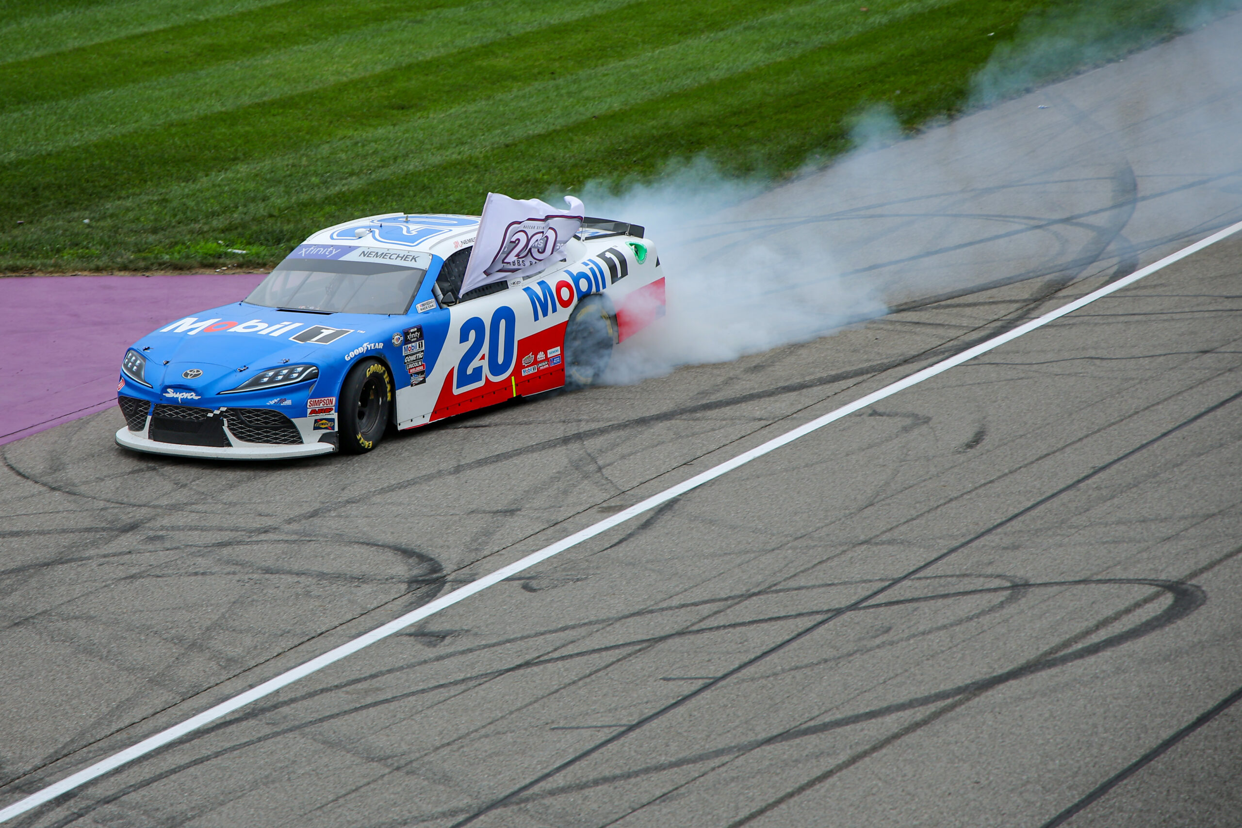 John Hunter Nemechek Scores Milestone Win For Joe Gibbs Racing - The ...