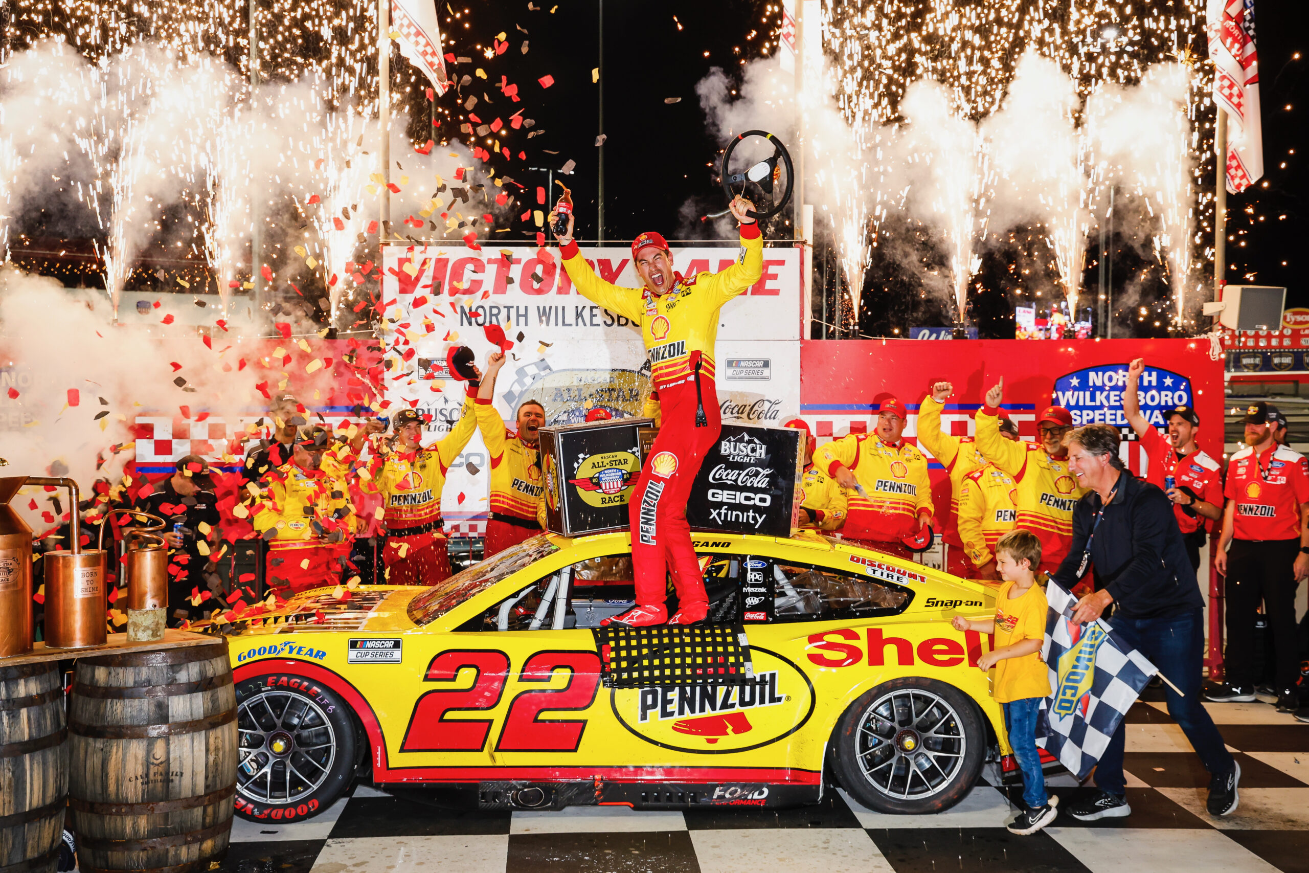 Million-Dollar Sunday: Logano Speeds To Second NASCAR All-Star Race ...
