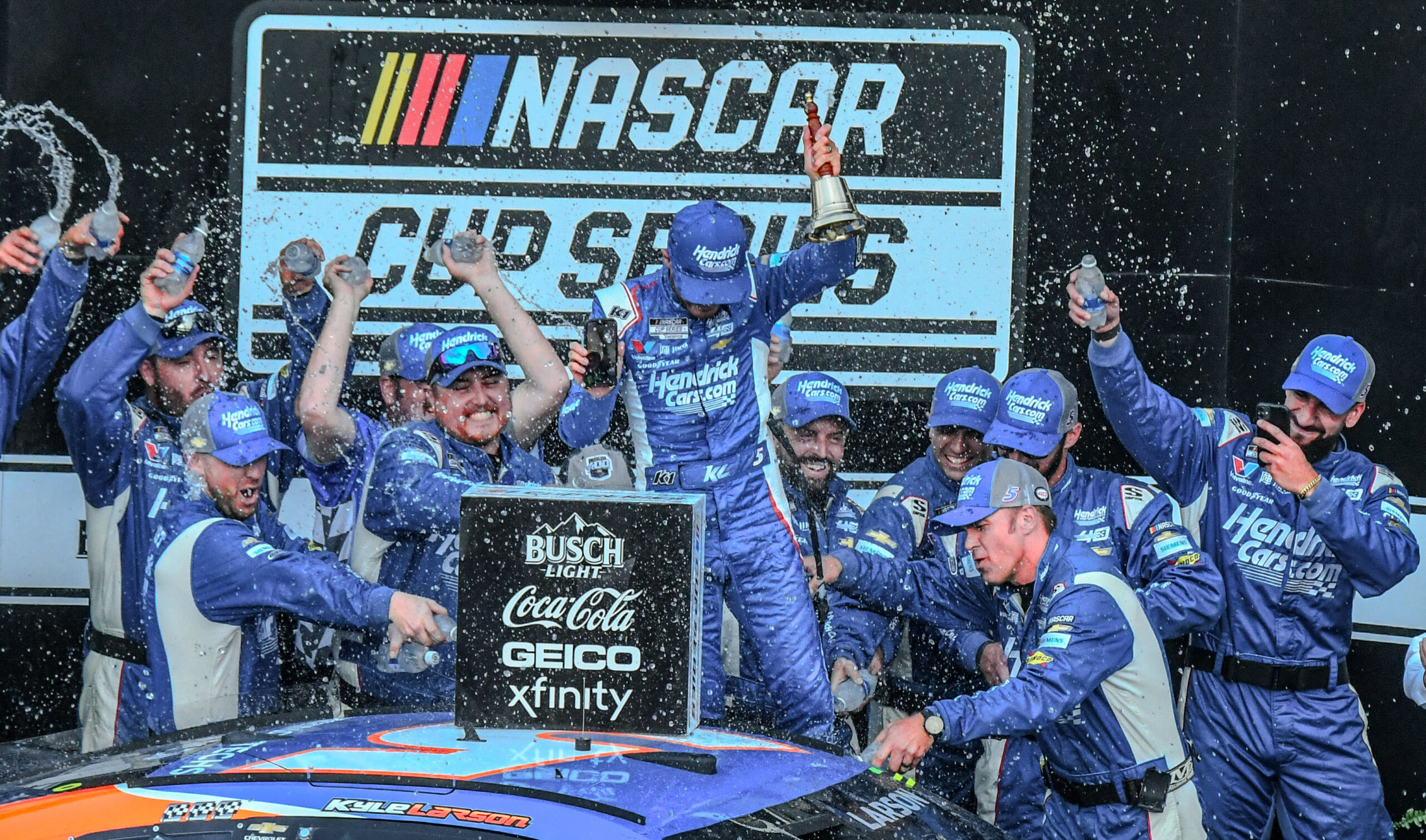 Kyle Larson Gets Redemption At Indy With Brickyard 400 Overtime Victory ...