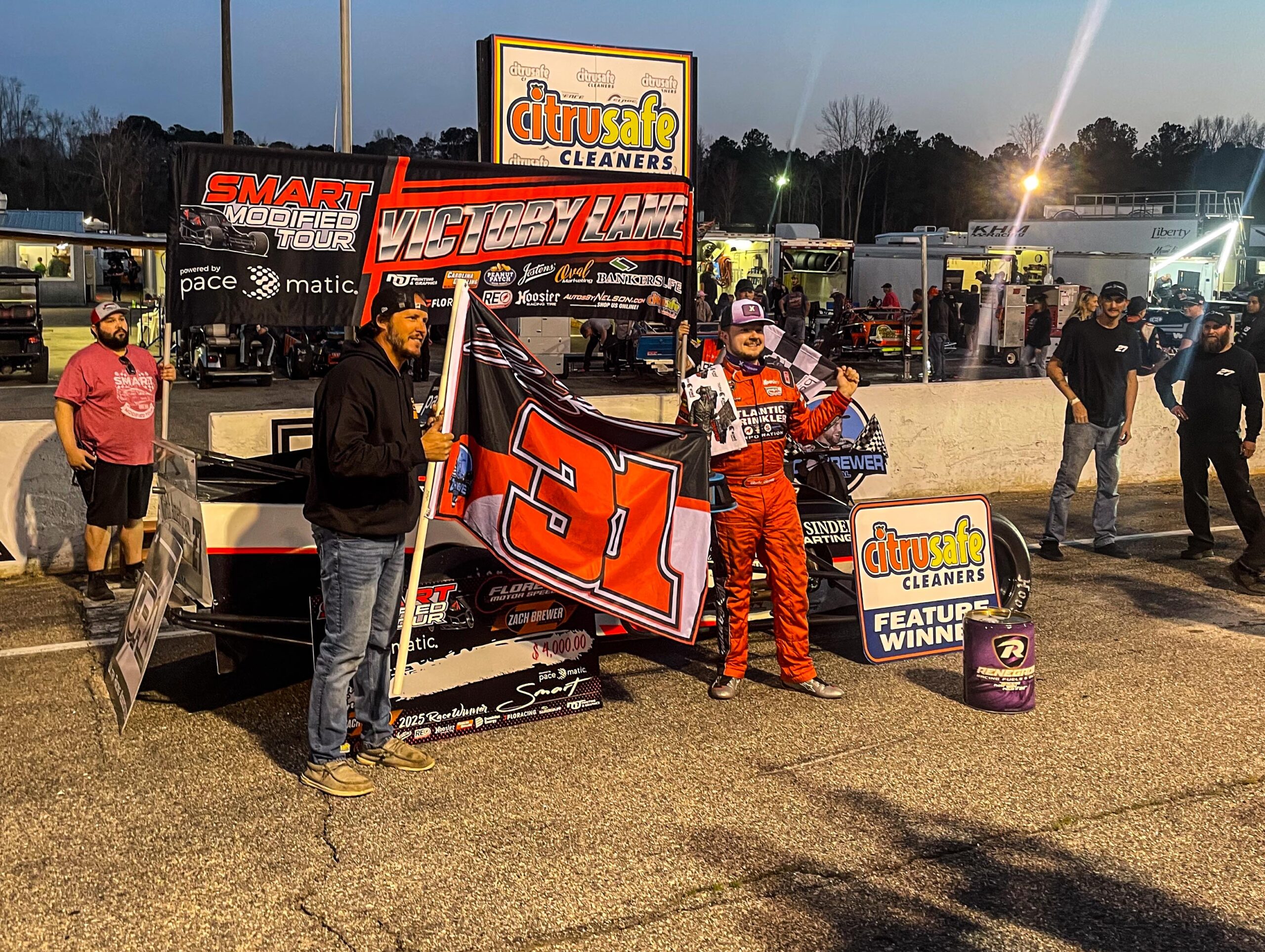 Blake Barney Wins SMART Modified Tour Season Opener At Florence Motor ...